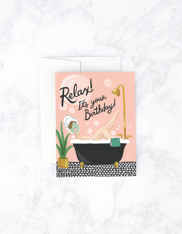 Bubble Bath Card – The Indigo Cottage